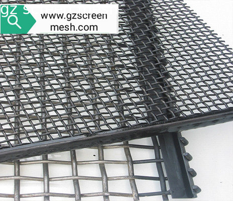 hook screen materials of high tensile strength of square opening for screening and crushing supplier