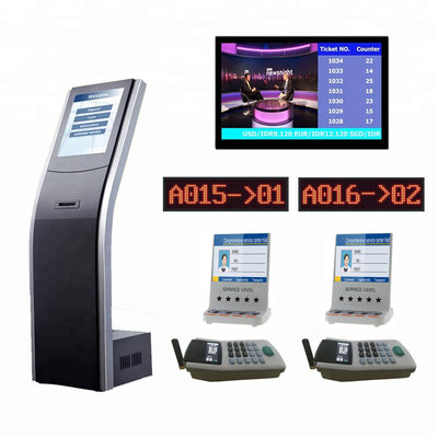 China Bank LCD Central Display Ticket Number Queue System Integrated Customer Satisfaction System supplier