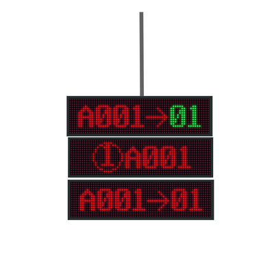 China OEM Hang Up/Wall Mount Dot Matrix LED Counter Display Unit For Queue Management System supplier