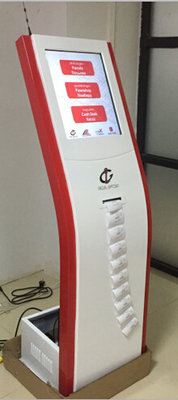 OEM Bank/Hospital Wireless Queuing System Token Number Ticket Kiosk Machine supplier