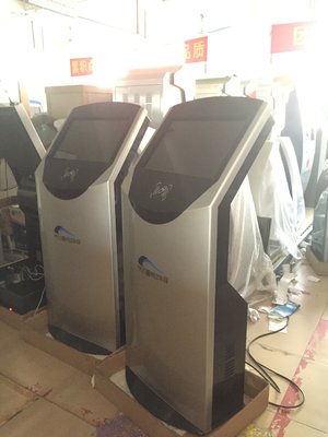 Bank/Hospital Queuing System 17 inch Touch Screen Ticket Number Dispenser Kiosk Machine supplier