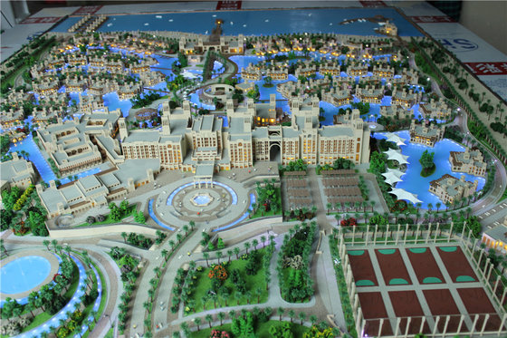 UAS villa resort landscape model , physical scale model