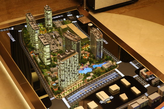 Miniature architectural villa scale model for sale