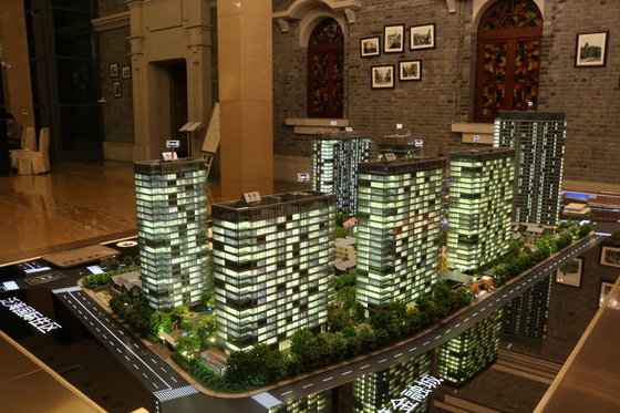 laser cut architectural models,  building scale model maker  in China