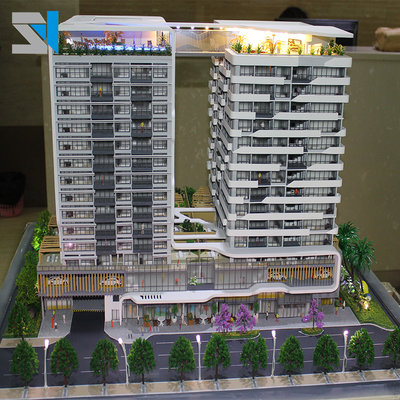 New product physical scale model with 50% internal warm lighting