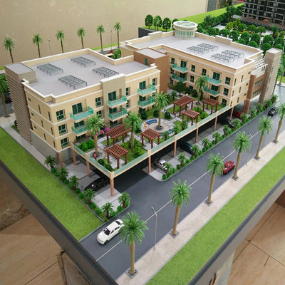 New made UAS residential building scale model making factory in China