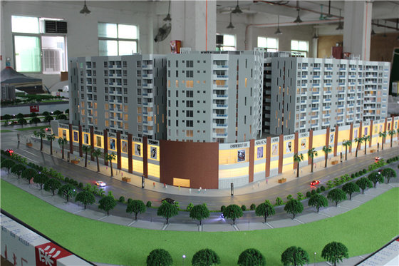 3d house building model , 1/100 scale physical 3d model for sellling