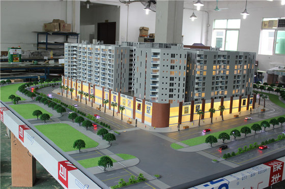 3d house building model , 1/100 scale physical 3d model for sellling