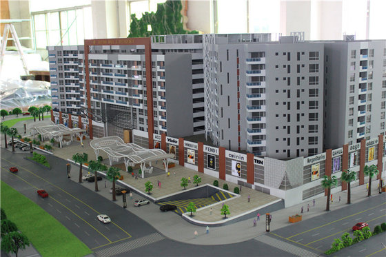 3d house building model , 1/100 scale physical 3d model for sellling