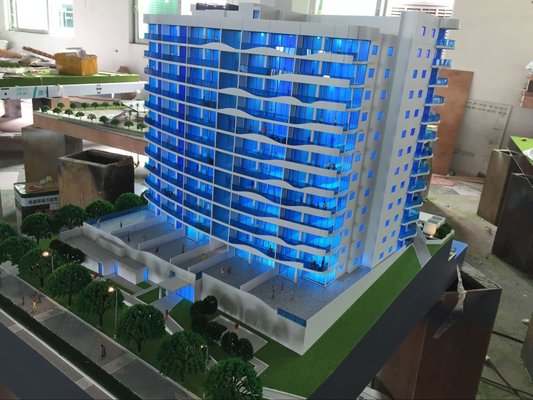 new design building physical scale 3d model for project marketing and exhibition with led lighting