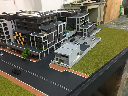 Abs and acrylic table display 3d scale house model for apartment