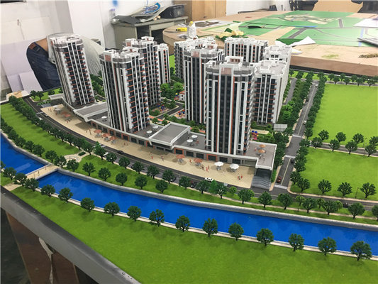 3d printing led light architectural scale mockup for residential building