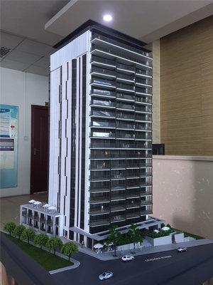 Led lighting public building model, 3d scale models of famous buildings