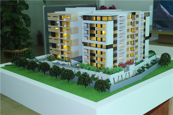 Australian 1:150scale physical 3d model for real estate marketing and displaying
