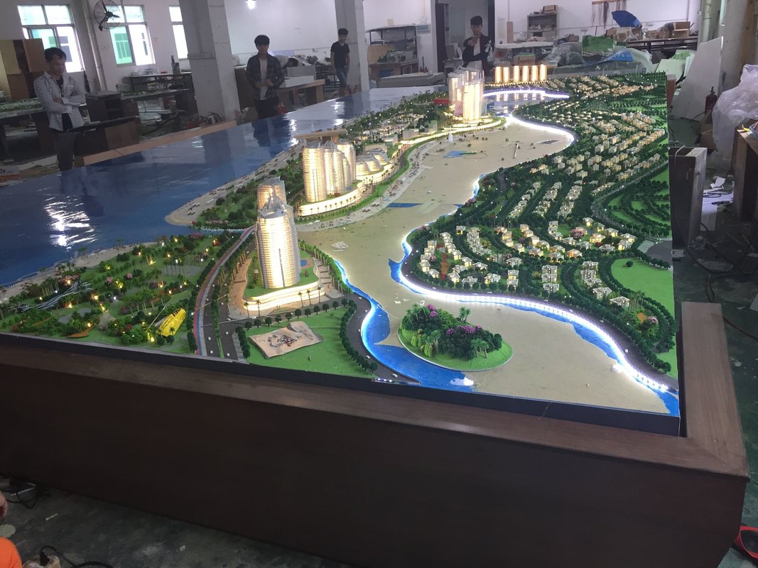 master planning model factory , model making for real estate marketing