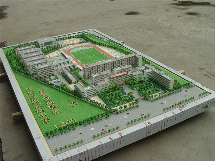 Building school maquette mock up making for education  with abs and acrylic material