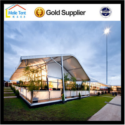 White color  aluminium frame 500 People  Tent with roof  linings and curtains for outside wedding party