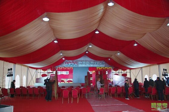 Easy Set up marquee tent 20x30 m wedding tent,  white color with linings for 500 people