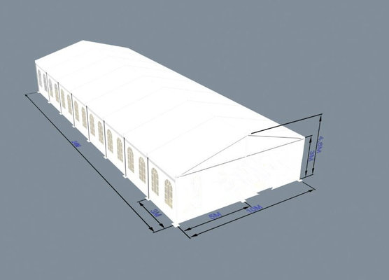 White color  aluminium frame 500 People  Tent with roof  linings and curtains for outside wedding party