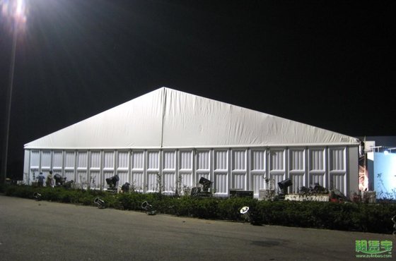 White color  aluminium frame 500 People  Tent with roof  linings and curtains for outside wedding party