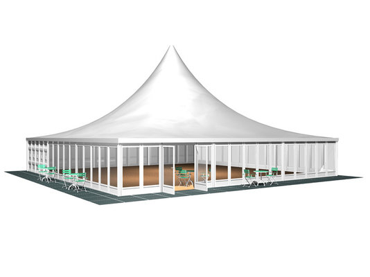 large white color 8*8m  Garden Pagoda Gazebo Canopy Tent with cheap factory price