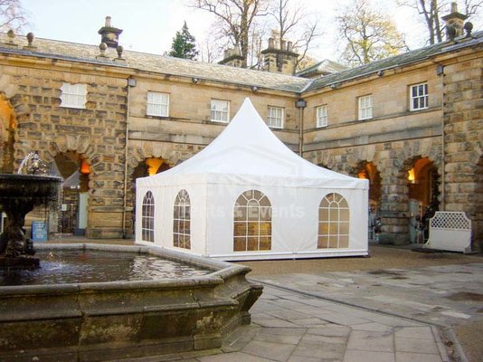 4*4m High Peak white color  Garden Pagoda Gazebo Canopy Tent with cheap factory price