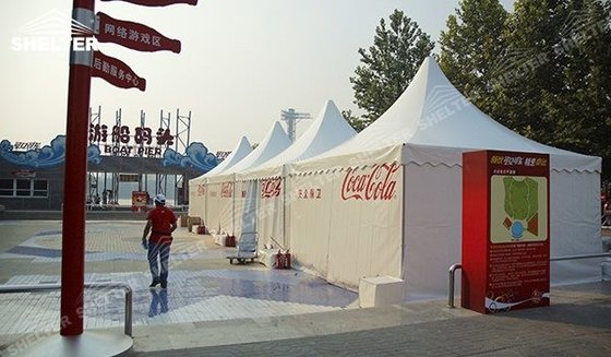 High Peak white color  Garden Pagoda Gazebo Canopy Tent 3*3m with cheap factory price