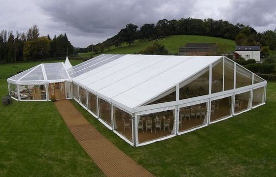 2020 transparent white color Economical luxury Wedding Tent Party Tent Event Tent  25x50m for 1000-500 people