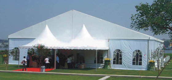 Easy Set up marquee tent 20x30 m wedding tent,  white color with linings for 500 people