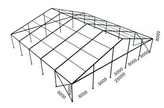 2021 transparent white color Economical luxury Wedding Tent Party Tent Event Tent  20x35m for 450-500 people