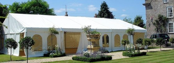Easy Set up marquee tent 20x50 m wedding tent,  white color with linings for 1000 people
