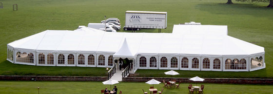 Easy Set up marquee tent 20x50 m wedding tent,  white color with linings for 1000 people