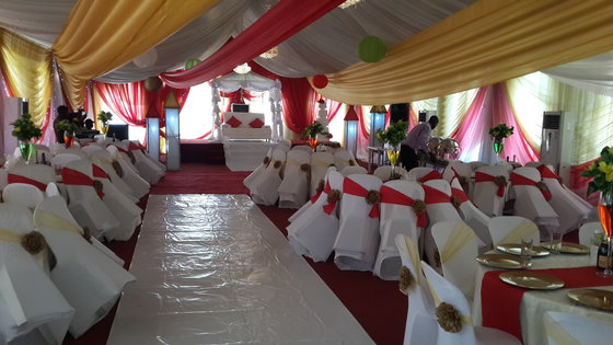 2022 hot sale luxury wedding party tent for 500 people on sale 15x40m white color