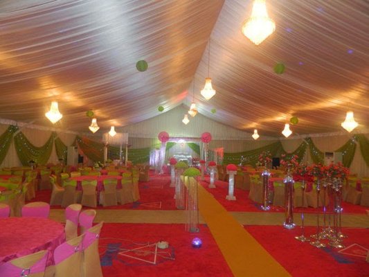 2022 new 20x30m white color wedding tent with top linings for 500 people aluminium structure