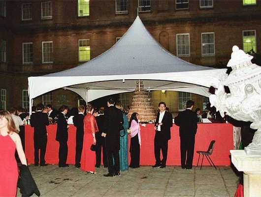 2018 3x3m pagoda tent with white color,aluminium structure,pvc roof cover on sale