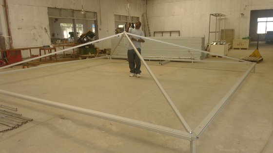 2018 hot sale  6x6m pagoda tent with white color,aluminium structure,pvc roof cover on sale