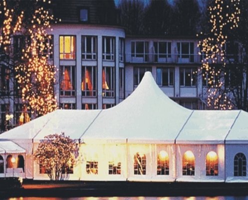 2018 hot sale  15m customized  tent with white color,aluminium structure,pvc roof cover on sale