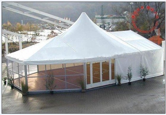 2018 hot sale  15m customized  tent with white color,aluminium structure,pvc roof cover on sale