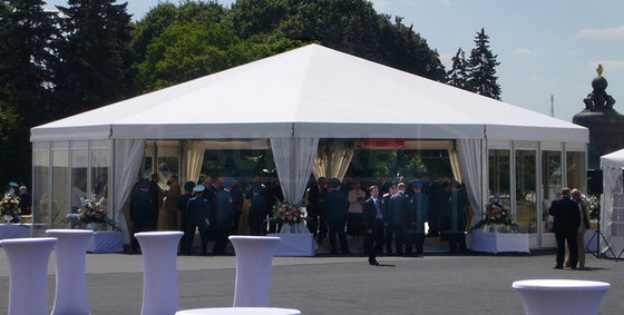 2022 hot sale 8m White Reinforced pvc fabric Maggiolina hexagon roof top polygonal tent for sale