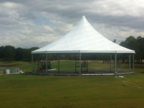 2020 hot sale 10m Reinforced pvc fabric Maggiolina hexagon roof top polygonal tent for sale