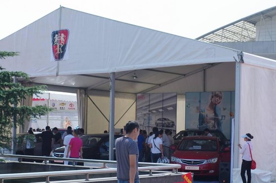 10x30m white Reinforced pvc fabric high peak tent roof top polygonal tent for 300 people
