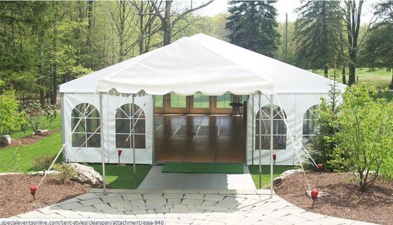 10x24m white Reinforced pvc fabric high peak tent roof top polygonal tent for 200 people