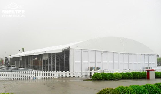 white 10x30m white arcum pvc fabric high peak tent roof top marquee tent for 200 people
