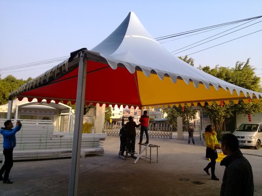 20121 High Peak white color 4*4m  Garden Pagoda Gazebo Canopy Tent with cheap factory price
