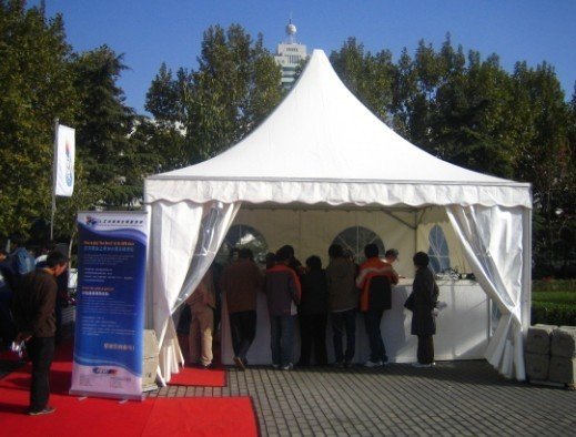 2021  High Peak white color 8*8m  Garden Pagoda Gazebo Canopy Tent with cheap factory price