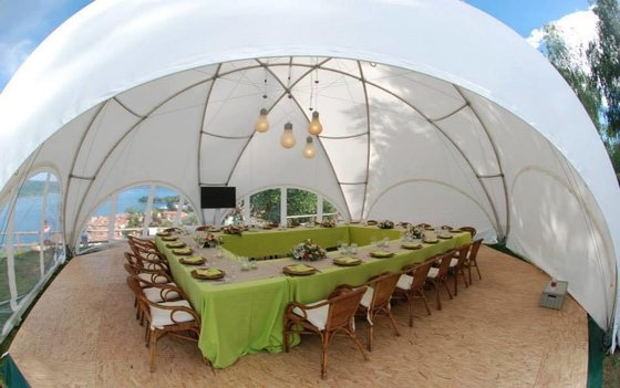 2020  dome marquee white color 25 m  Garden dome Tent with cheap factory price