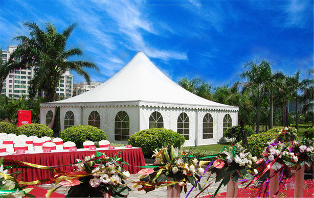 2021  High Peak white color 8*8m  Garden Pagoda Gazebo Canopy Tent with cheap factory price
