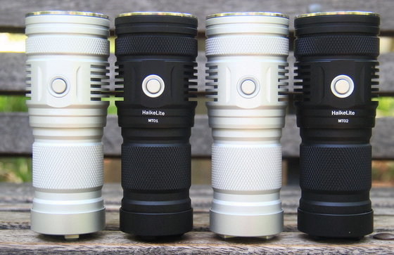 Haikelite MT02 Fashionable Outdoor Flashlight 2500 Lumens 3 Sections 18650 LED Long-range Flashlight supplier