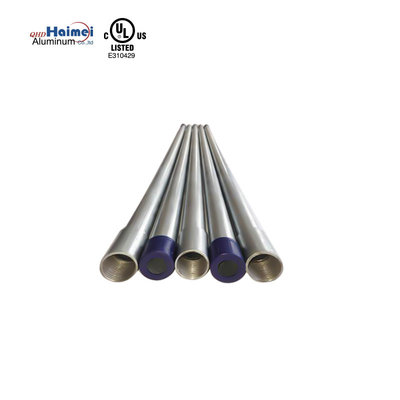 Rigid Metal Aluminum electrical Conduit Pipe aluminium extrusion profile for electrical