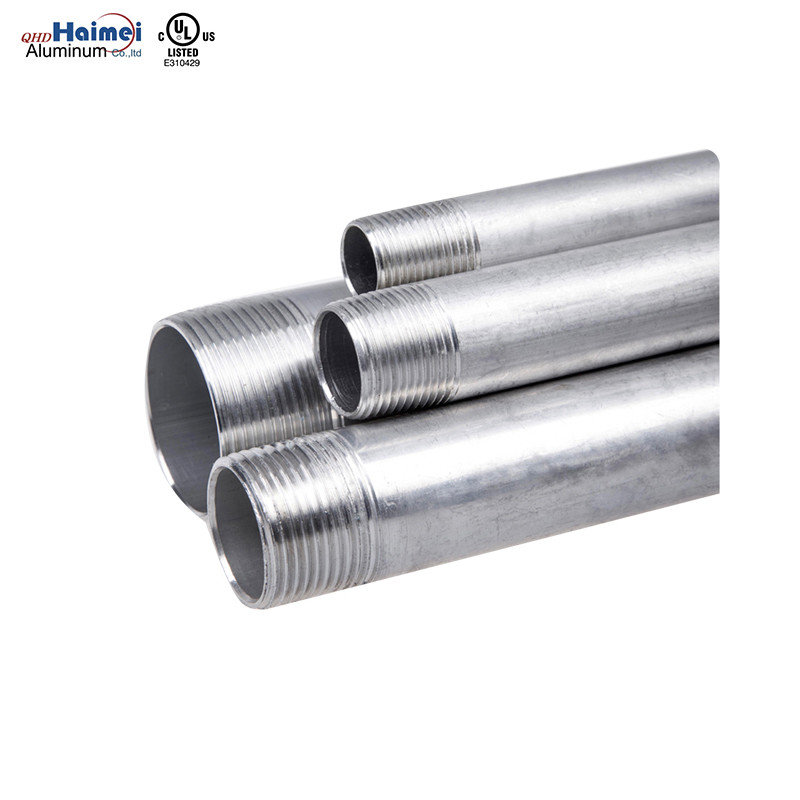 ANSI C80.5 UL6A standard aluminum 6063 electrical pipe rgd tube alu profile round conduit